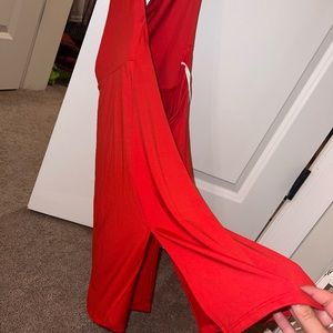 Fashion Nova | Dresses | Sexy Red Cowl Neck Dress | Poshmark